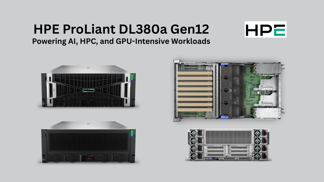 HPE ProLiant DL380a Gen12 Server | AI & HPC Performance